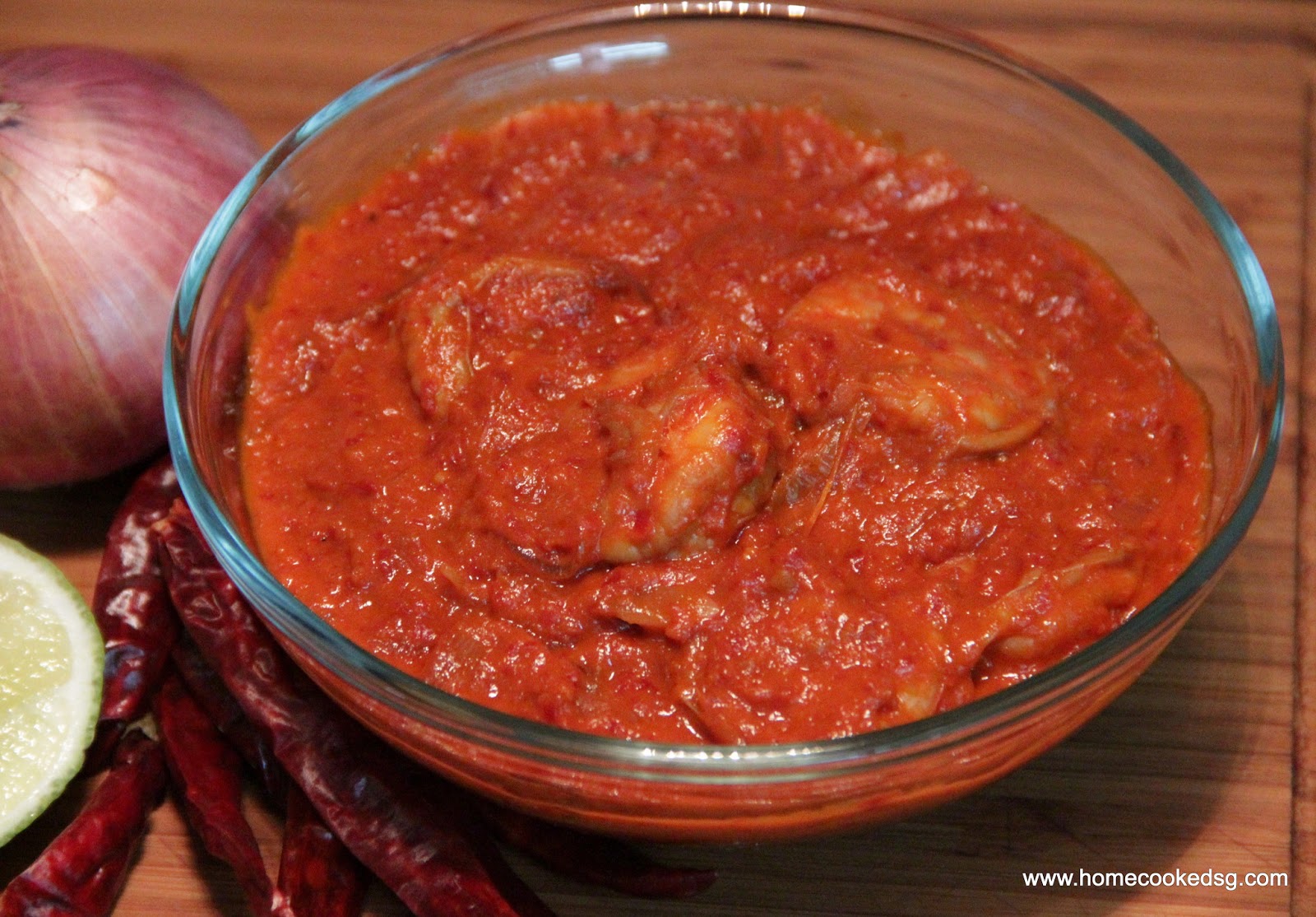 Home Cooked Grub: Sambal Udang (Prawn)