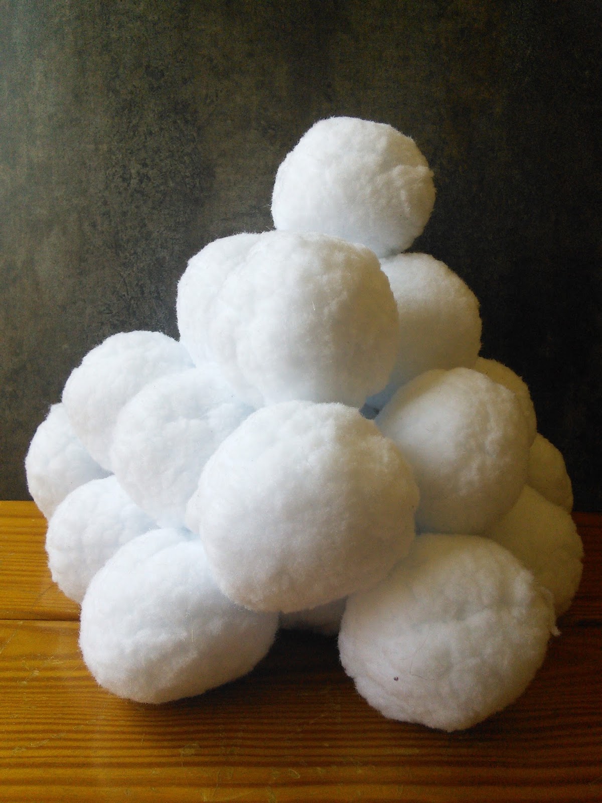 To see the snow balls in action click on the below link to see a video ...