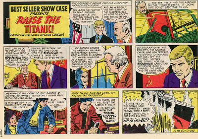 Clive Cussler Book Collecting: Raise the Titanic Comic Strips