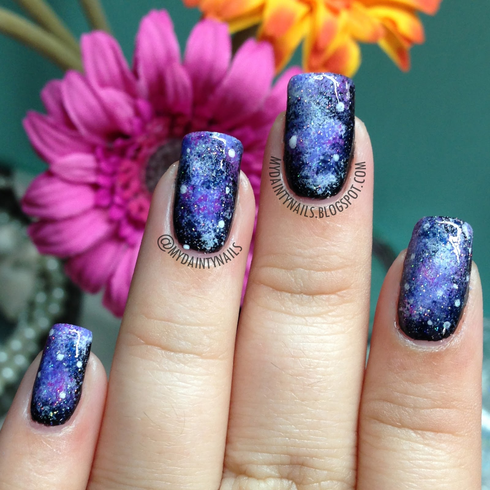 My Dainty Nails: Galaxy Nails