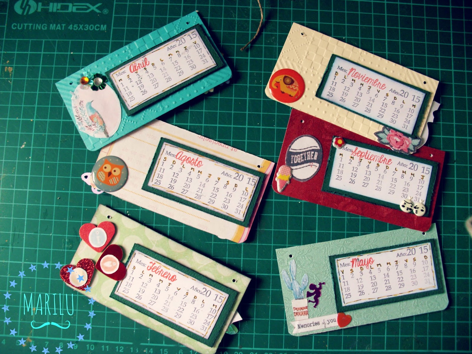 Scrap Arts: Almanaque 2015: Tutorial