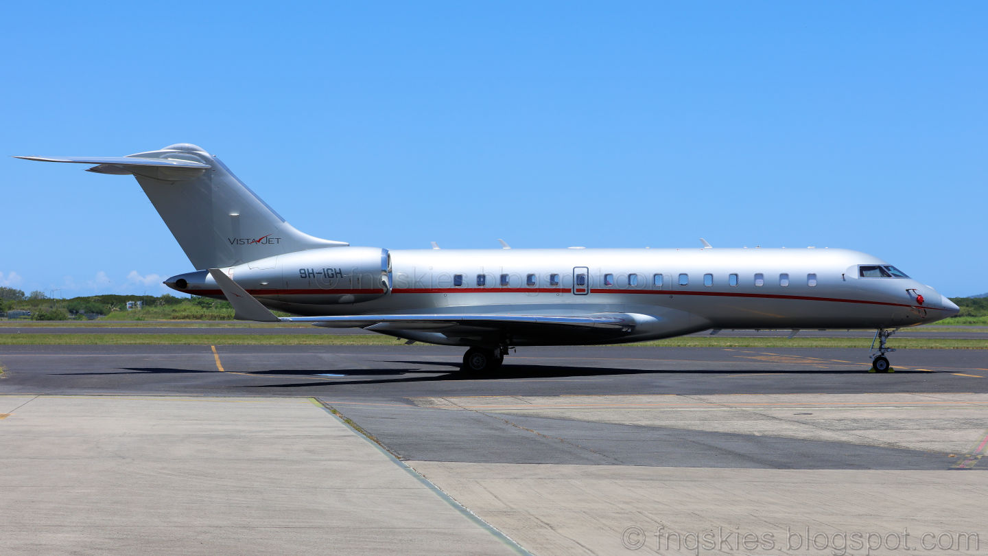 Far North Queensland Skies: VistaJet Global Express 9H-IGH