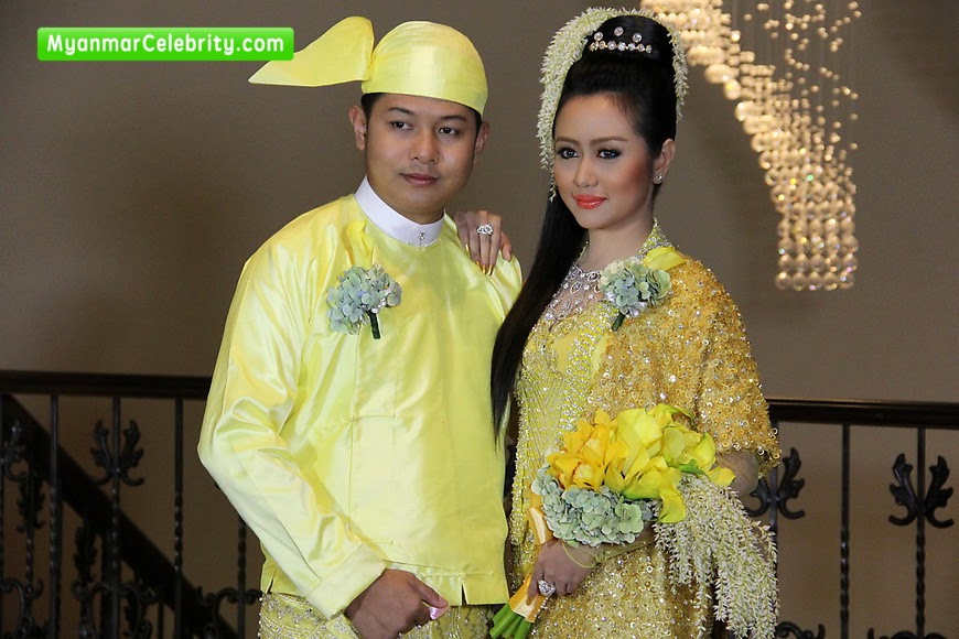Mya Hnin Yee Lwin Married To Mg Myo Thwin | Myanmar Celebrity Couple Photos!