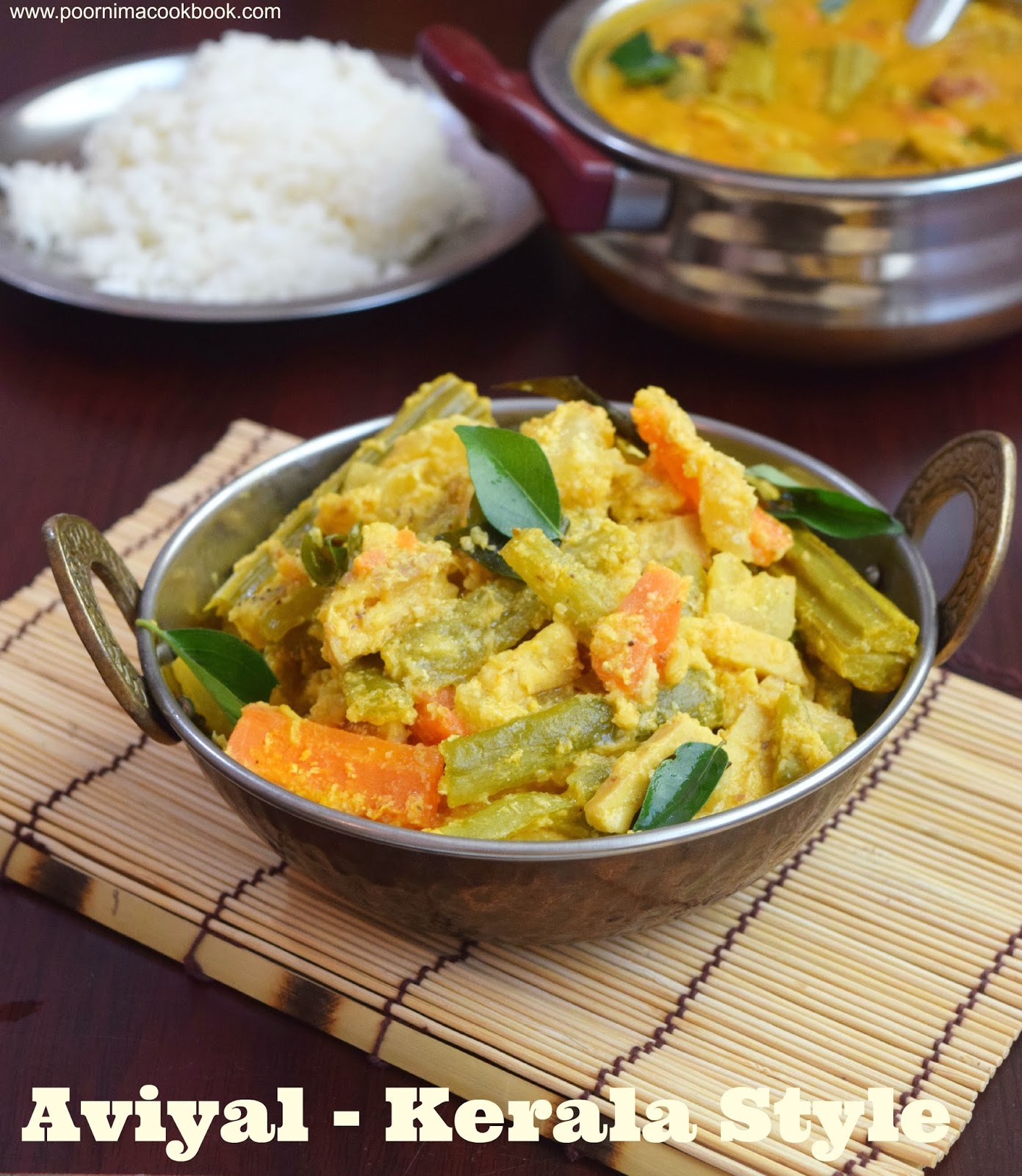 Poornima's Cook Book: Aviyal - Kerala Style
