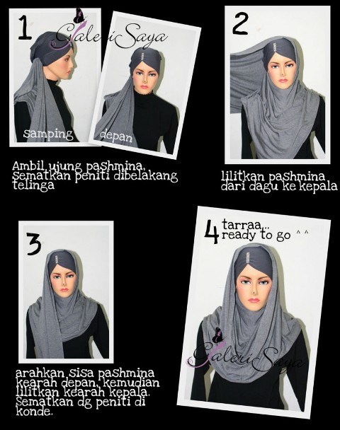 Tutorial Pashmina Kaos | Hijab Tutorial Pasmina