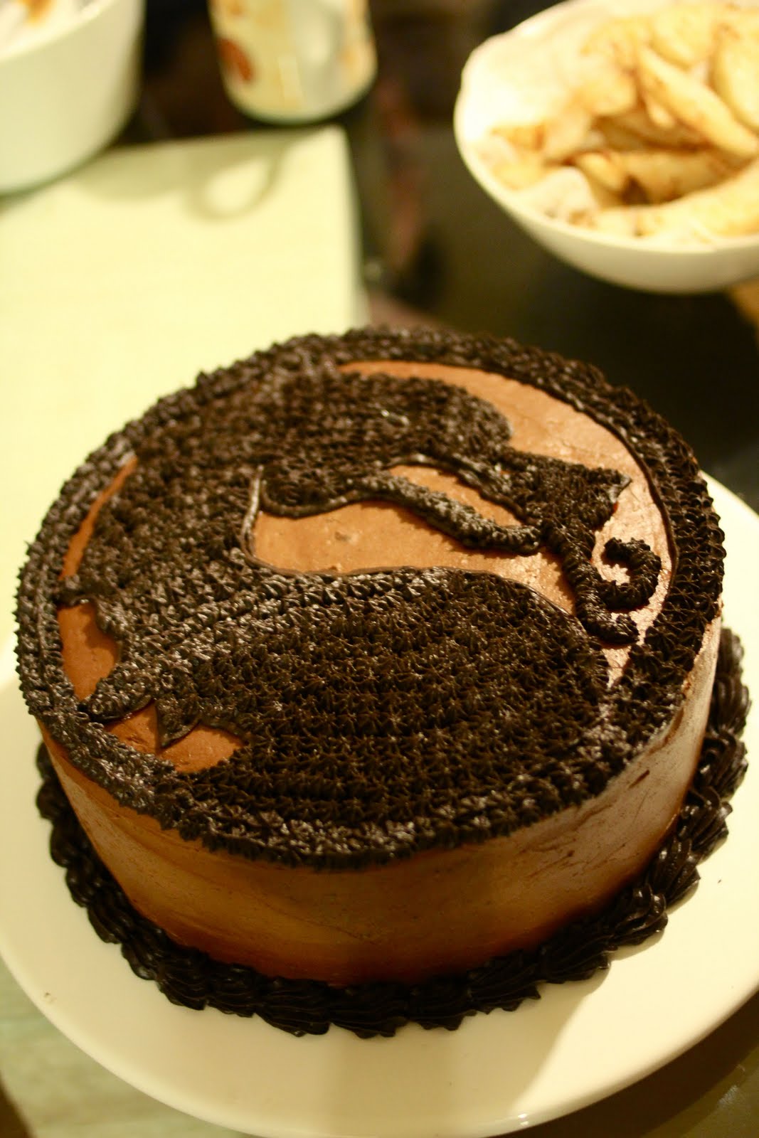 Welcome to Talita's Kitchen: martin's mortal kombat cake