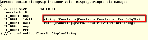 Sampath Dilhans Blog C Constants Vs Readonly Fields What Will Happen In Compile Time And