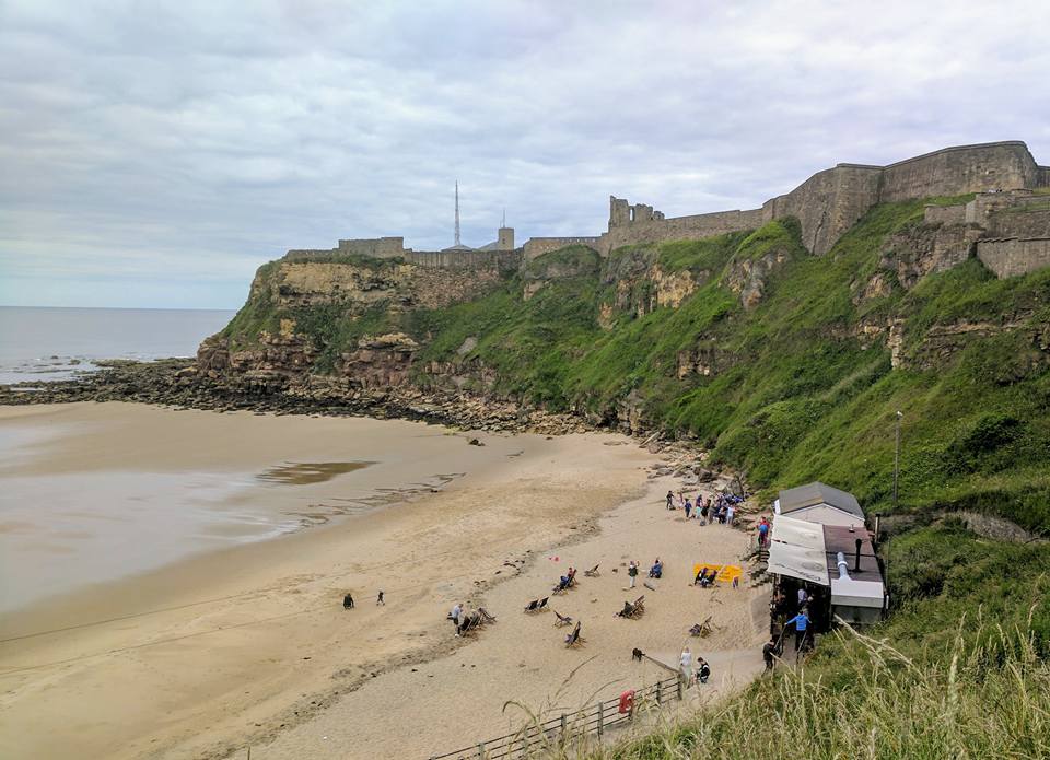 Long Summer afternoons at King Edward's Bay beach, Tynemouth with Riley ...