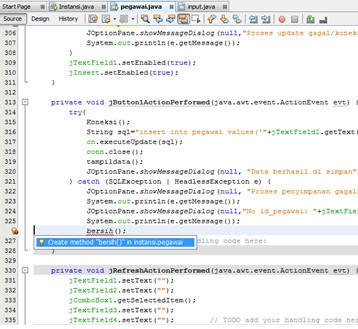 Membuat Program Input Data Menggunakan Netbeans IDE 7.3.1