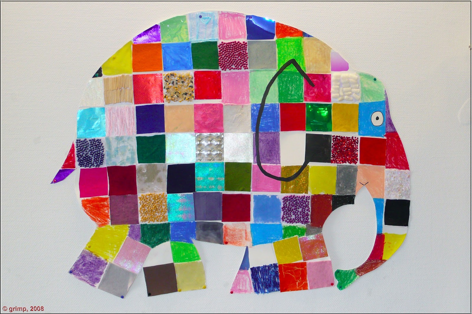 Chinese Thoughts: Elmer the elephant craft
