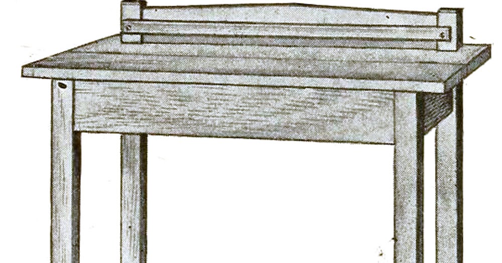 Mission style writing desk plans - How to build a mission writing desk ...