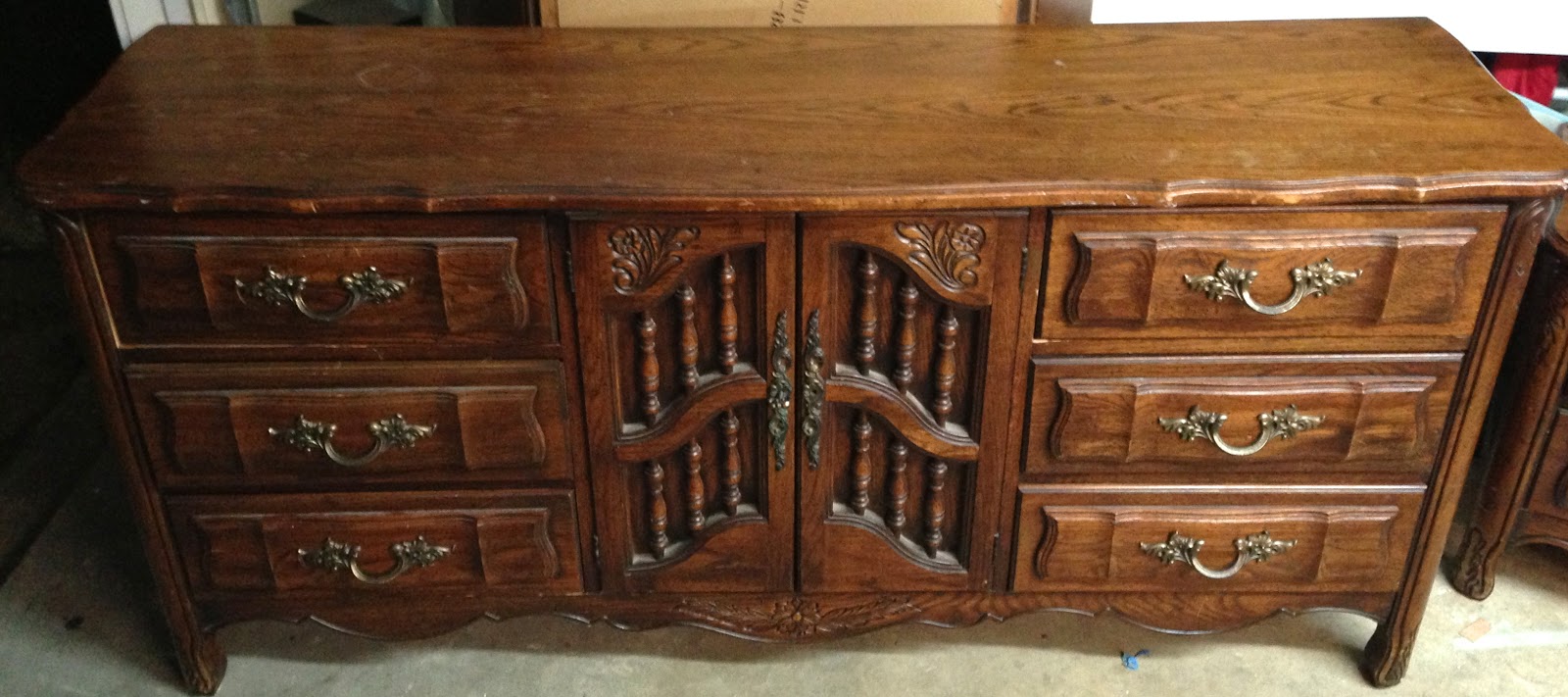 Fisherman's Wife Furniture: Grey and White Dresser