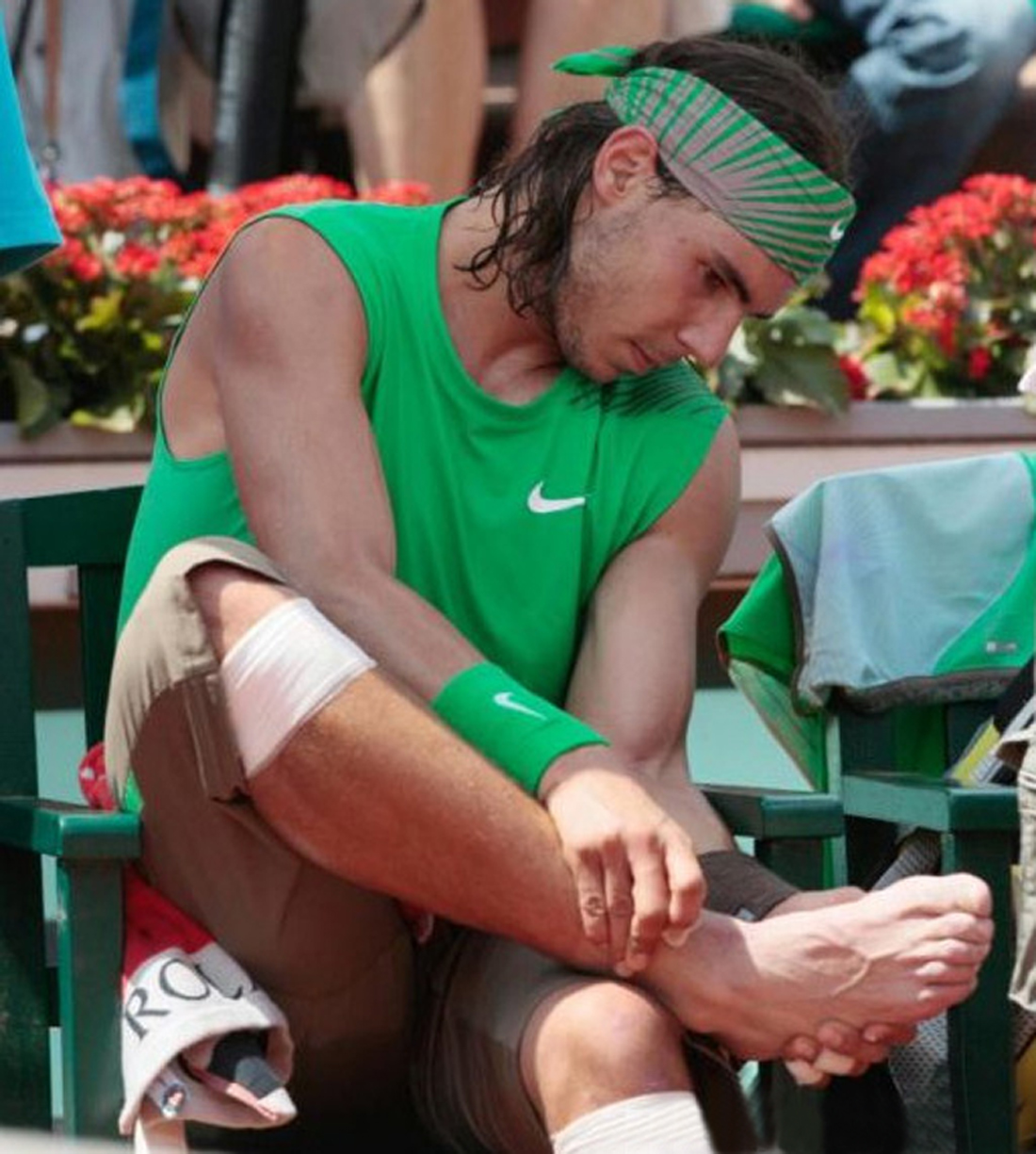 Straight Jock Feet: Rafael Nadal Champ feet...