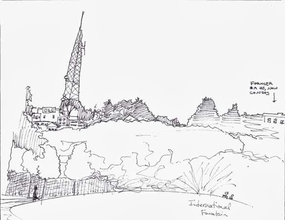 Urban Sketchers Seattle: Seattle Science Center with WSU Students