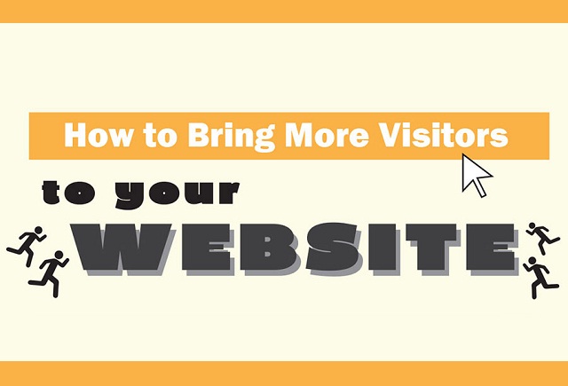 How to Bring More Visitors to My Website #infographic - Visualistan