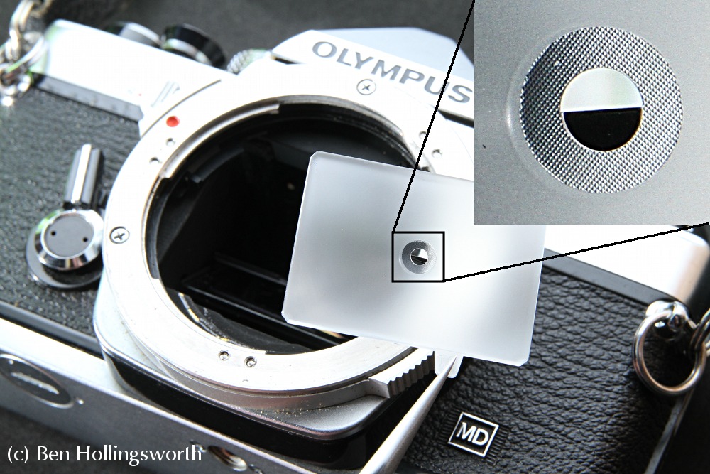 Prairie Rim Images: Installing a split image focusing screen