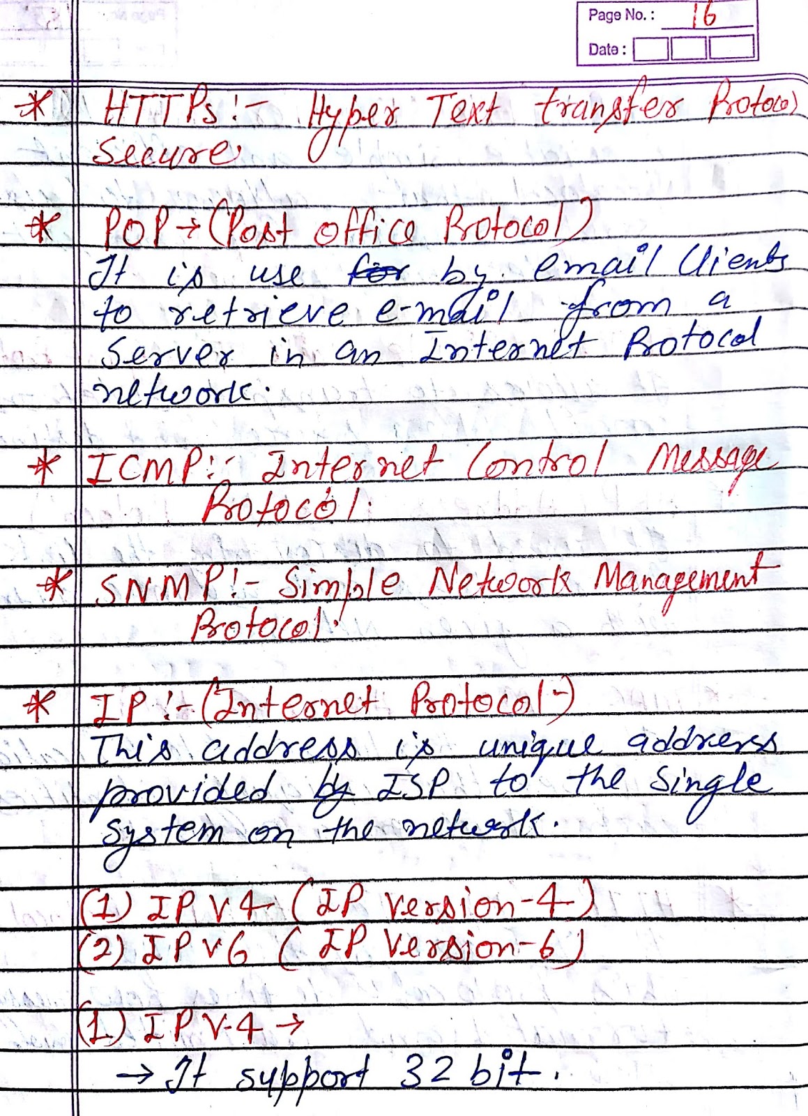 PSB ADDA: Computer Network hand written notes for IBPS RRB PO and Clerk ...