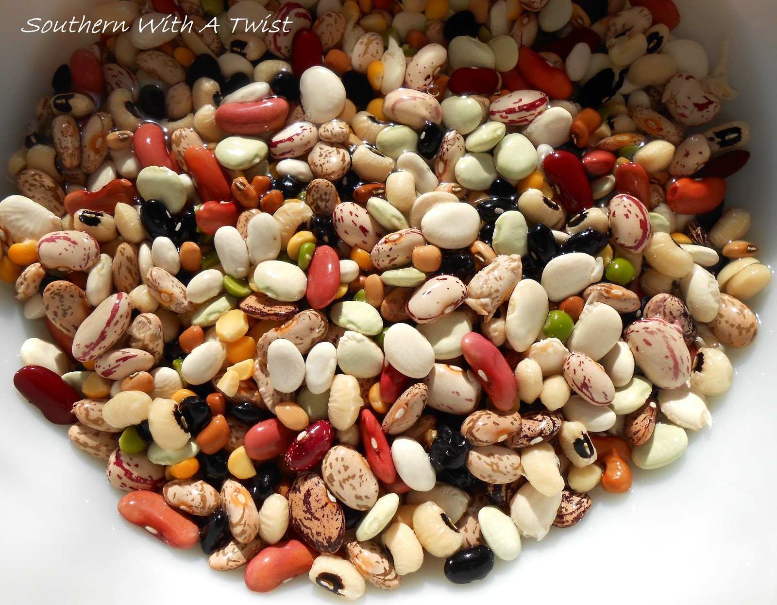 Southern With A Twist: 15 Bean Soup with Ham