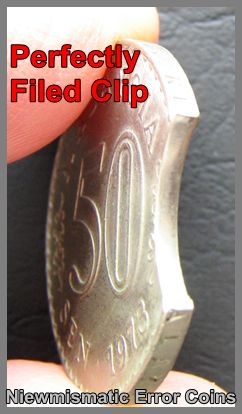 FAKED CURVE CLIP ERRORS. | Error coins