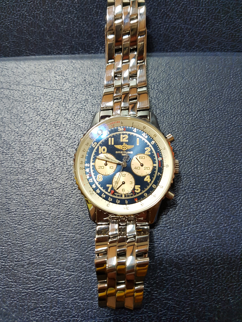[SOLD] Original Breitling Navitimer 92 Telemeter 38mm Ref. A30022 Fit Hand