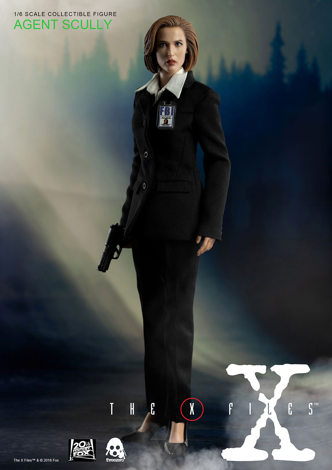 The X-Files - Agent Scully 1/6 (Threezero)