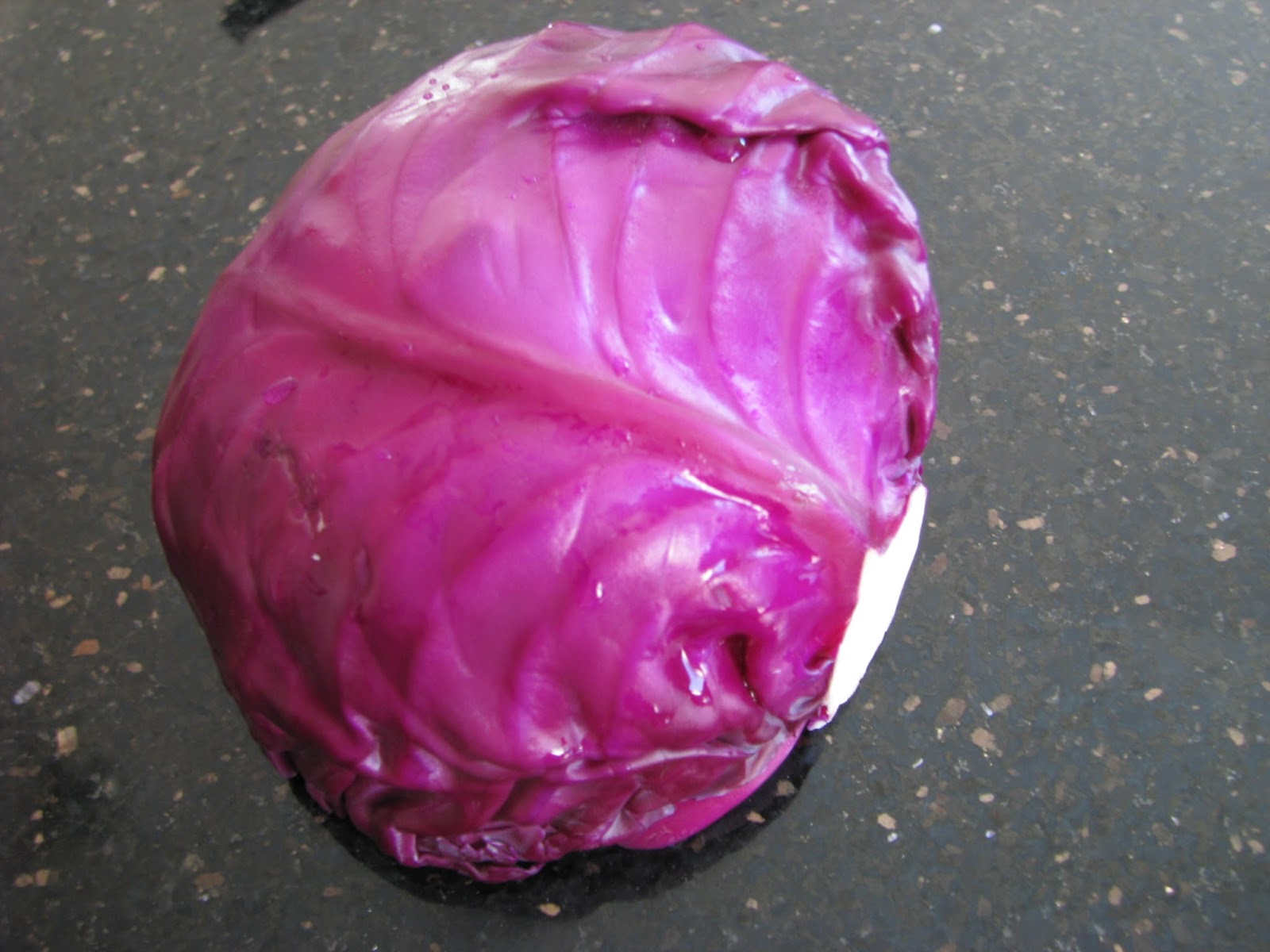 My Healthy Yummy Kitchen Experiments: Super Easy Red (purple) Cabbage sabji