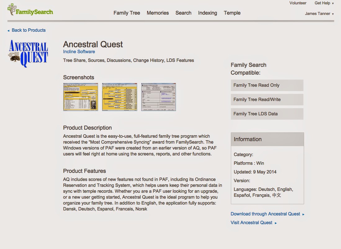 Ancestral quest help email - lopteracing