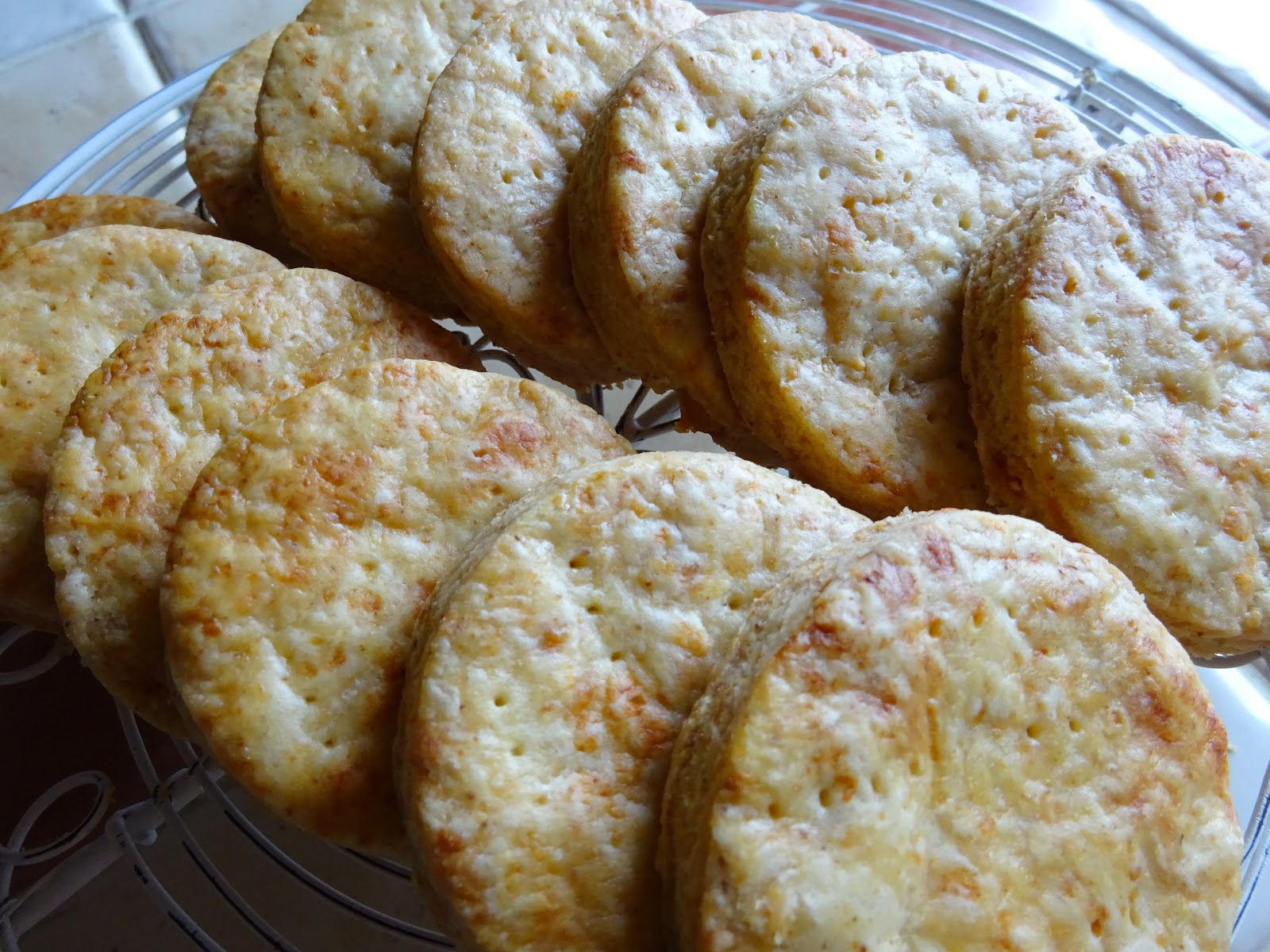 Cheese and Onion Savoury Biscuits
