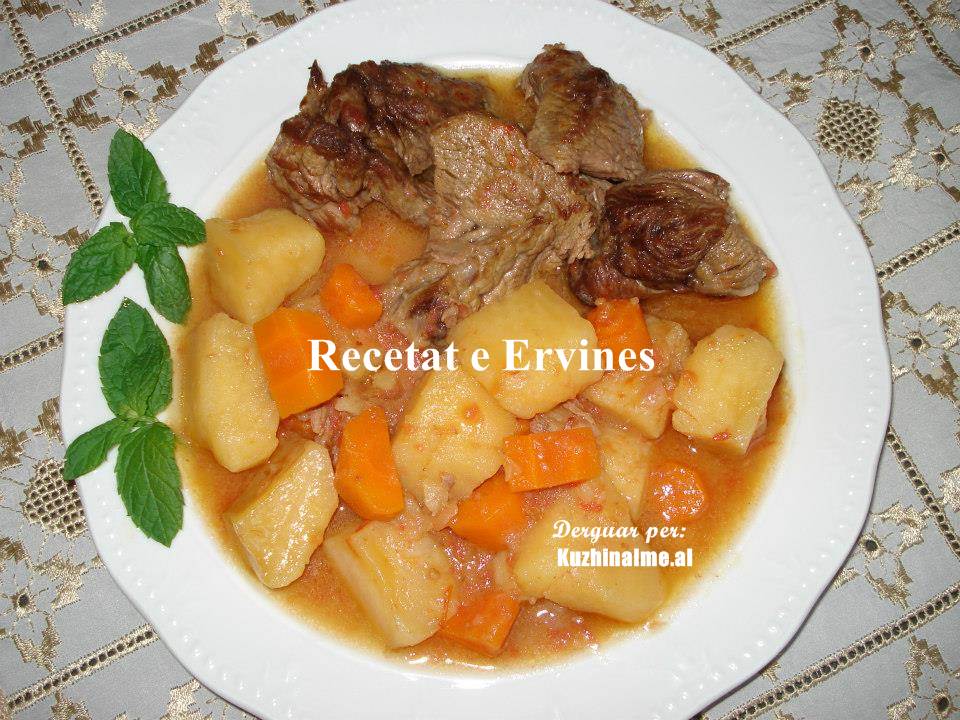 KuzhinaIme.al: Gjelle me mish dhe patate (Receta nga Ervina Saliu)