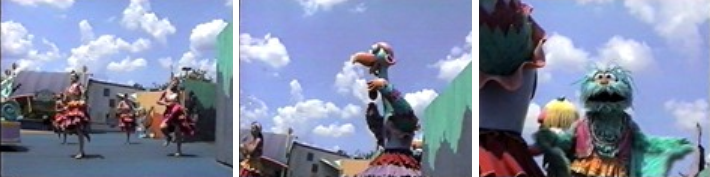 Big Bird Bridge: Rock Around the Block Parade