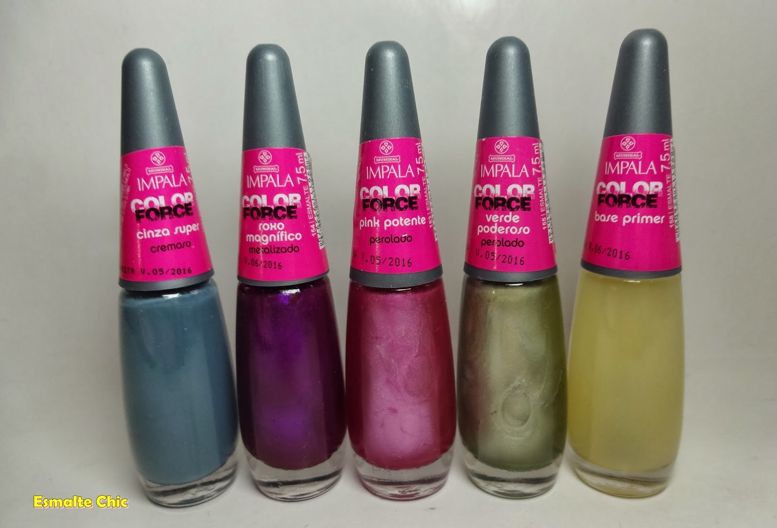 Esmalte Chic: Coleção Color Force, Impala - Swatches