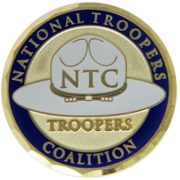 Point Emblems: National Troopers Coalition Challenge Coin