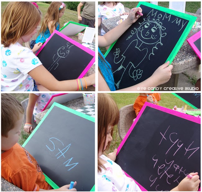 Eye Candy Creative Studio: CRAFT :: How to make CHALKBOARDS