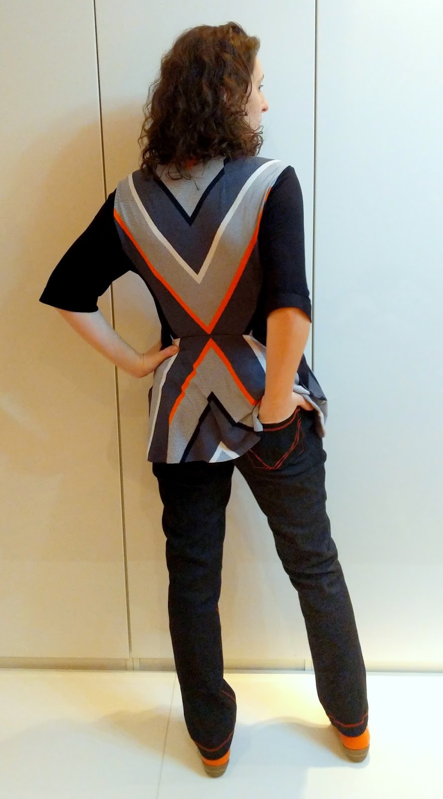 I believe I can sew...: A touch or orange - Jalie Eleonore and ...