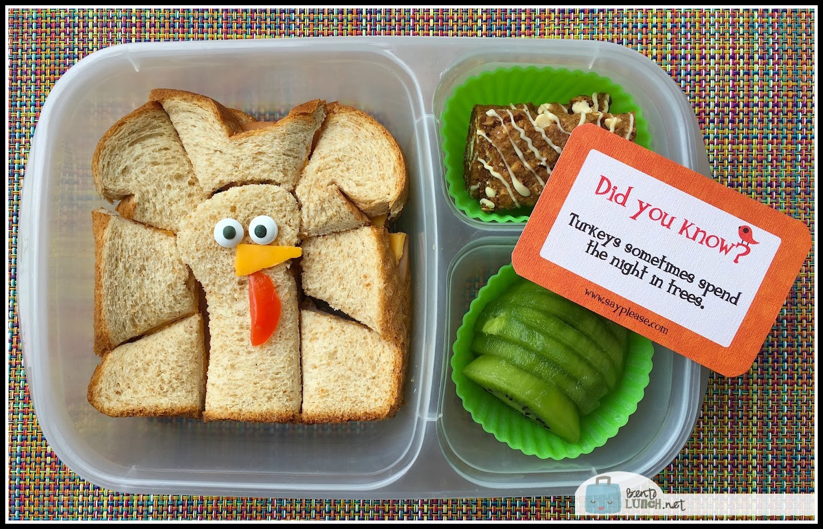 Make an Easy Turkey Sandwich Bento