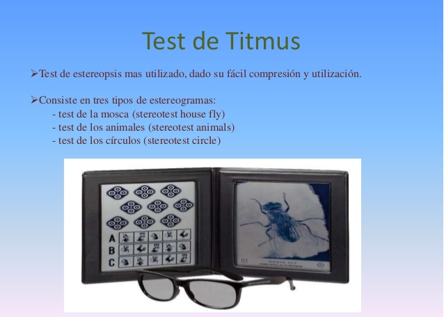 Optometria: Test de Estereopsis