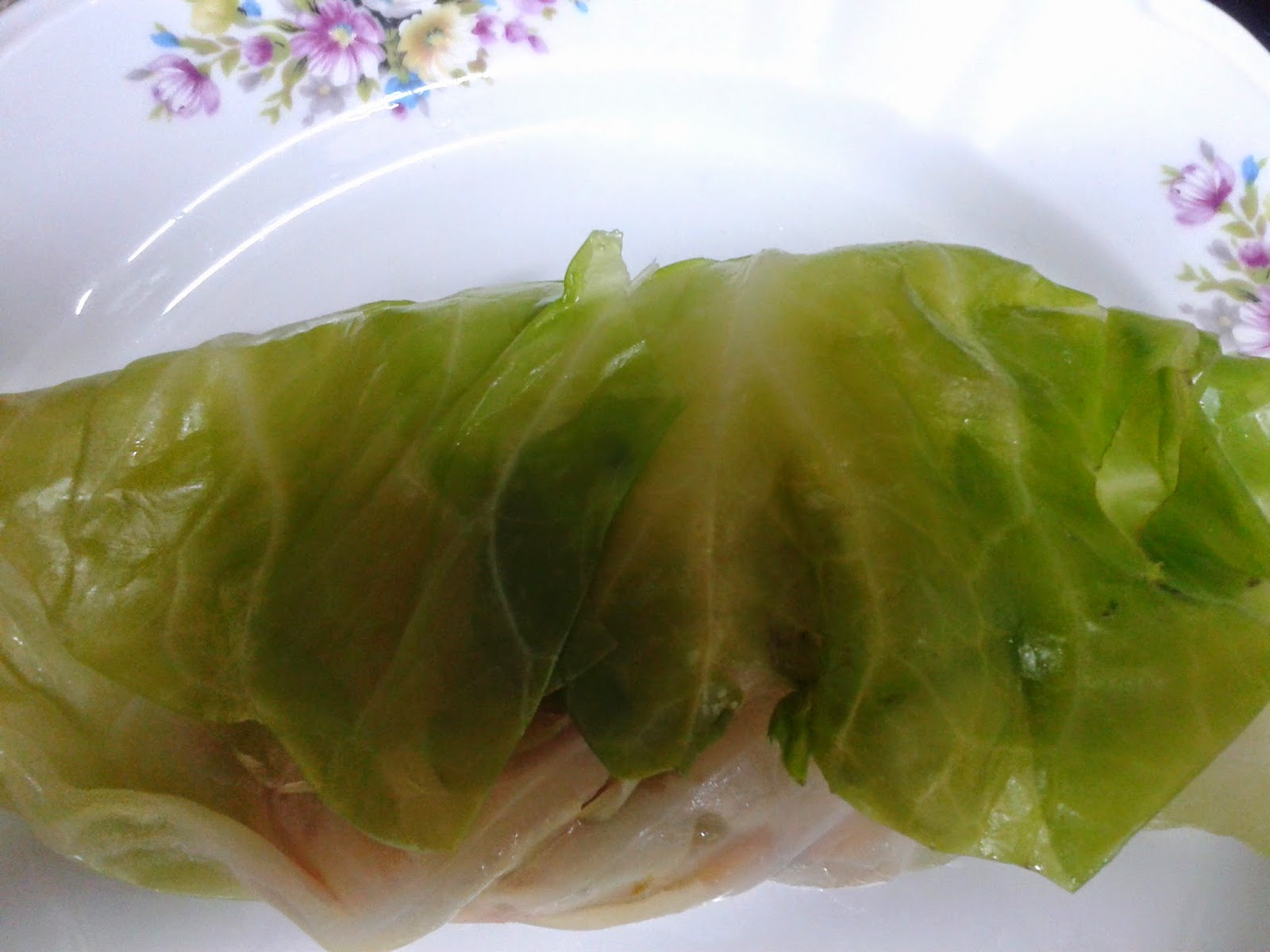 La cocina de Beli: Repollo relleno de bonito y pisto