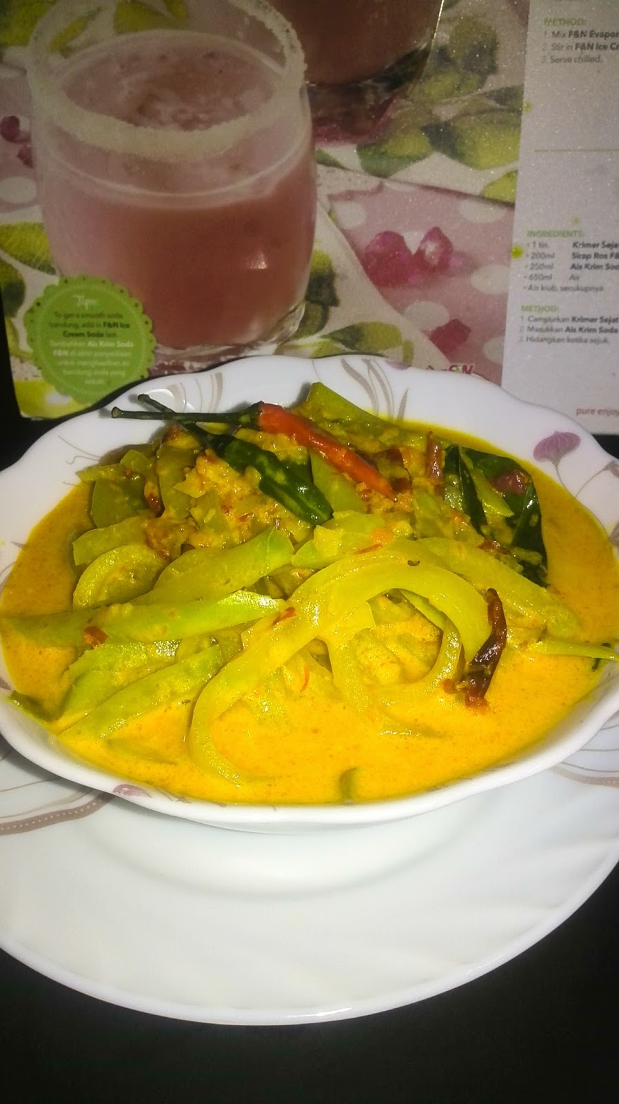 namakucella: LABU SIAM MASAK LEMAK PEDAS