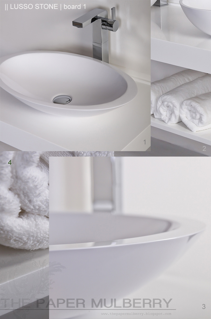 The Paper Mulberry: || BATHROOMS | Lusso Stone