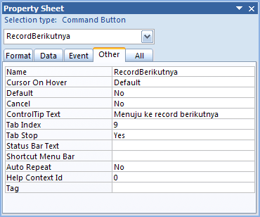 Mengoptimalkan Penggunaan ControlTip Text pada Access VBA - Access Terapan