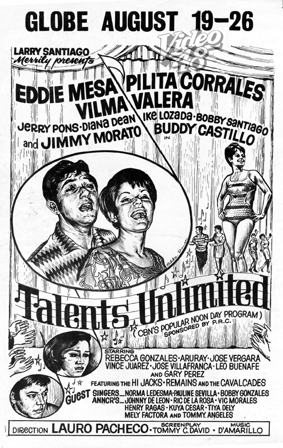 Video 48: THE SIXTIES # 1256: EDDIE MESA, PILITA CORRALES, VILMA VALERA ...