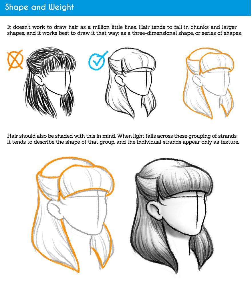 Tips on Drawing Hair Tutorial