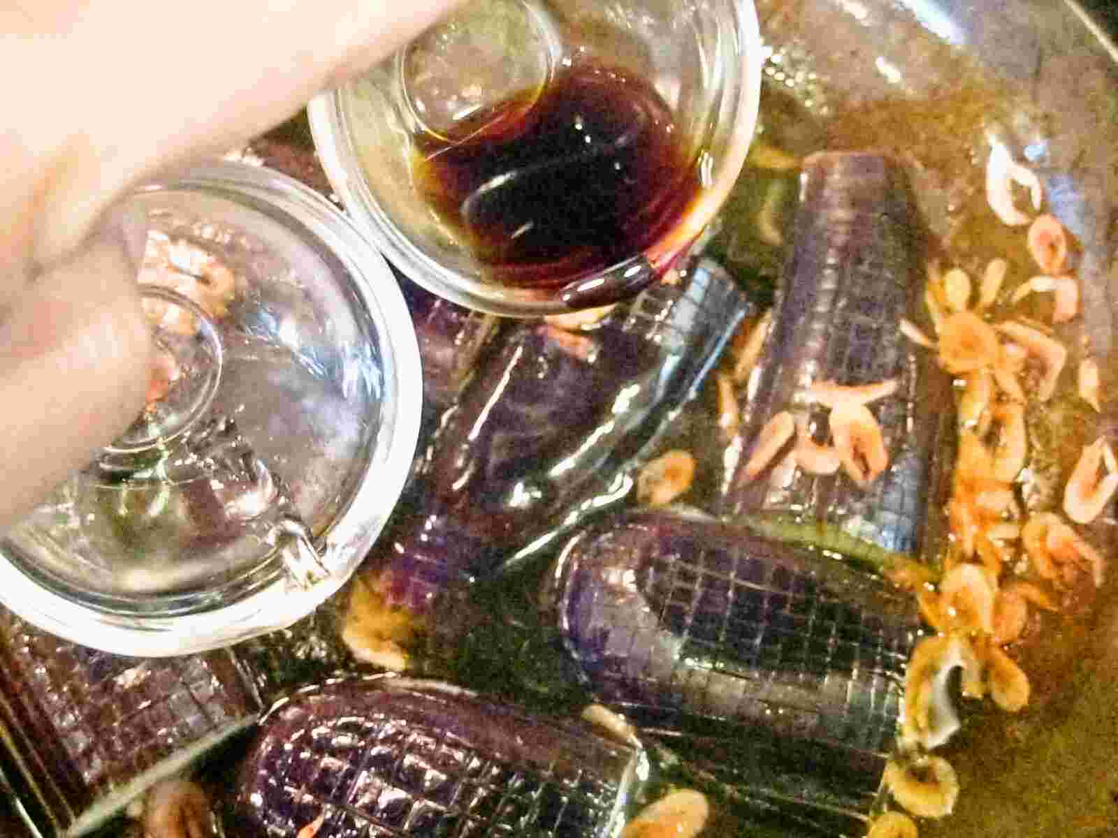 Recipes for Tom: Nasu to sakura ebi no itameni / saute-simmered ...