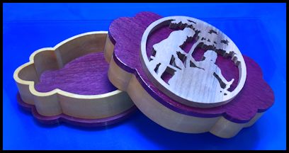 Scrollsaw Workshop: Victorian Design Trinket Box Scroll Saw Pattern.