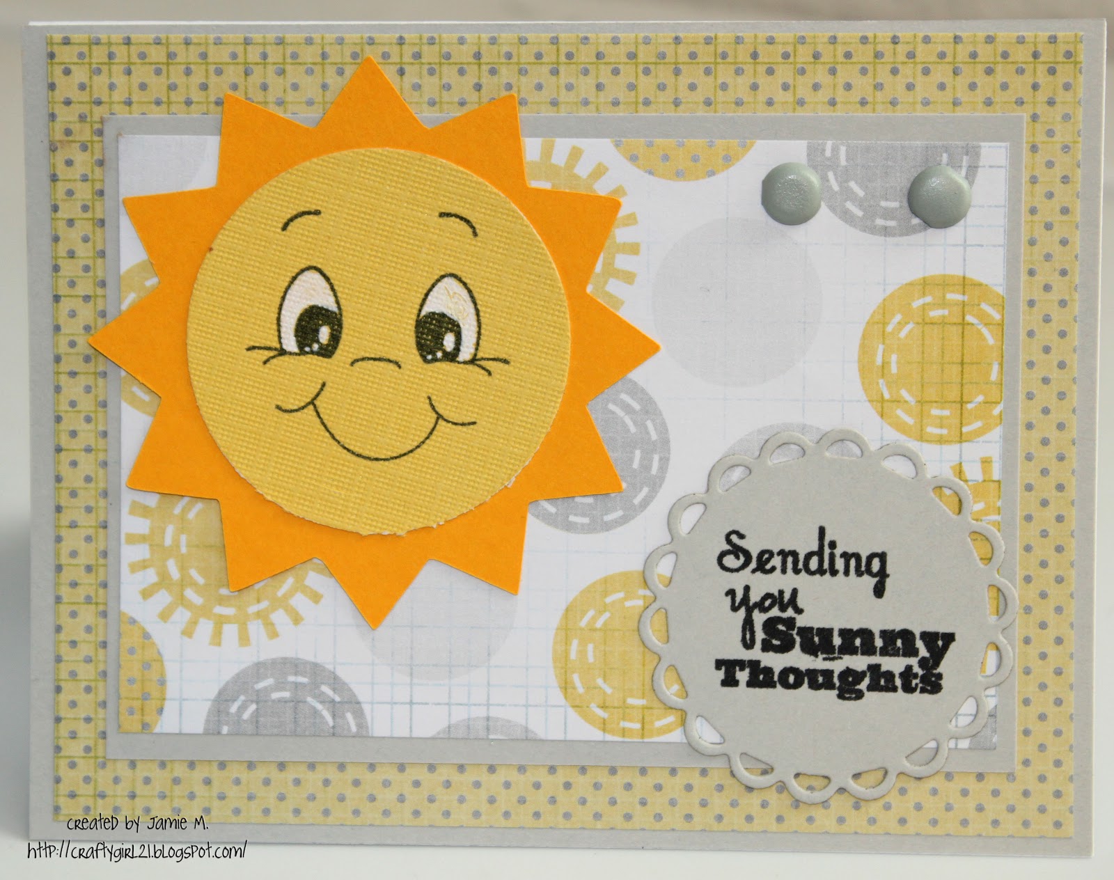 Crafty Girl 21!: Sun Cards Cont.