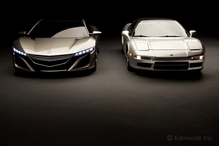 formerly The Honda Portal: The Acura NSX Concept Meets an Original 1991 ...