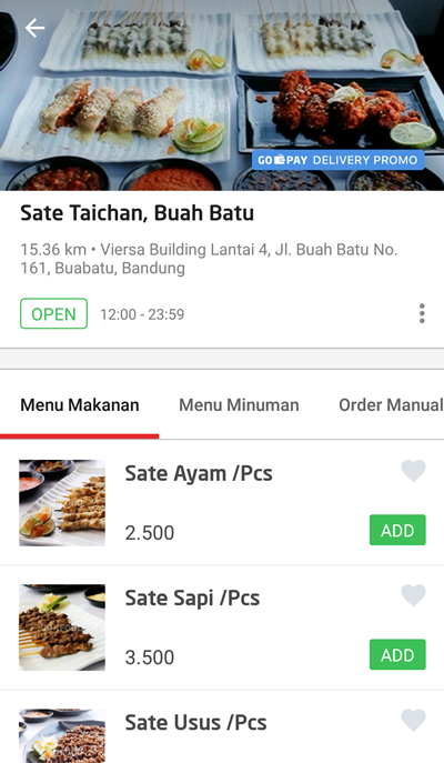 15 Makanan Hits Bandung yang Bisa Dipesan di GO-FOOD | Nia Haryanto's Blog
