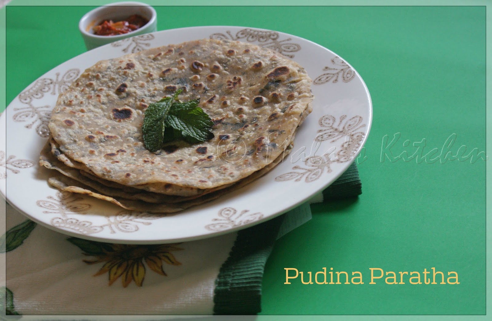 Pudina Paratha | Mint Paratha - Malas-Kitchen