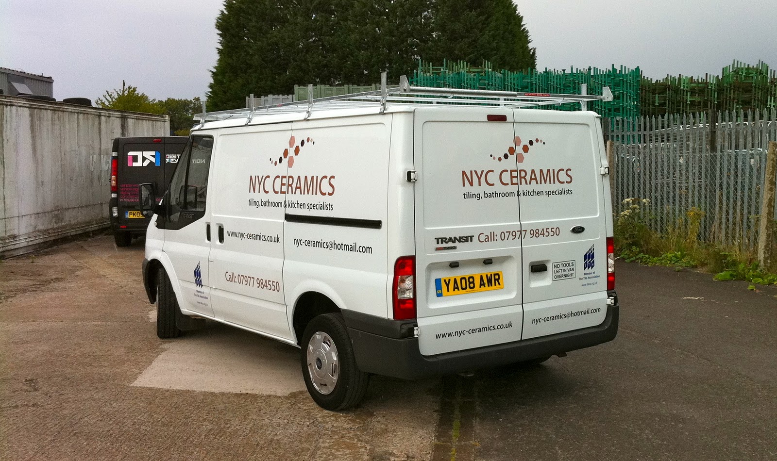 Nyc Ceramics: Van sign writing & branding!