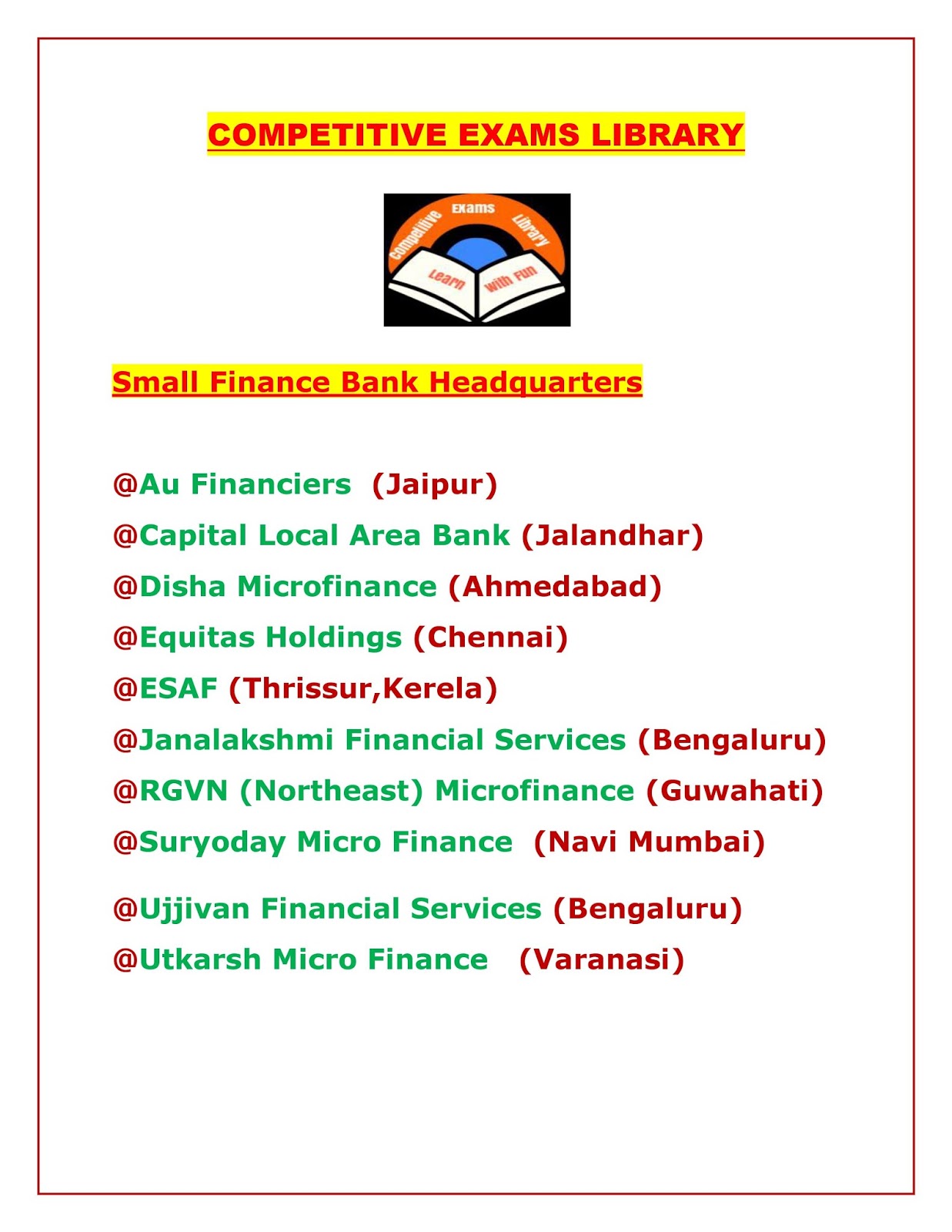 Competitive Exams Library: Competitive Exams Library Digi Pages